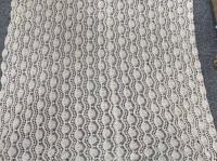 China Cotton Thread Embroidered Floral Lace Handmade DIY Water-Soluble Fabric with Hollow Embroidery Design for sale