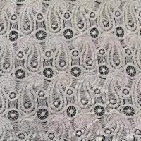 China Cotton Thread Embroidered Floral Lace Handmade DIY Water-Soluble Fabric with Hollow Embroidery Design for sale