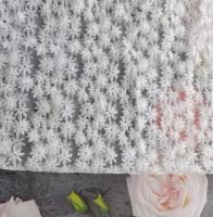 China Wholesale Small Mesh Embroidery Flower Tulle Fabric Lace Category for Ladies' Garments for sale