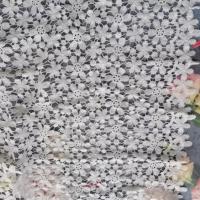 China Milk Silk Water-Soluble Lace Fabric Elegant Water-Soluble Embroidery Fabric for sale