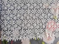 China Milk Silk Water-Soluble Lace Fabric Elegant Water-Soluble Embroidery Fabric for sale