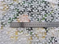 China Milk Silk Water-Soluble Lace Fabric Elegant Water-Soluble Embroidery Fabric for sale