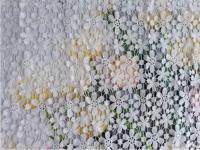 China Milk Silk Water-Soluble Lace Fabric Elegant Water-Soluble Embroidery Fabric for sale