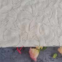 China Manufacturer Direct Sales Customized Milk Silk Embroidery Lace Fabric for National Style Clothing Dresses Elegant Style for sale