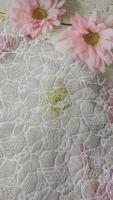 China French Luxury Lace Fabric  Flower Patterns Soft Embroider  Lace Fabric Suitable for  Pajamas Textile Decoration for sale