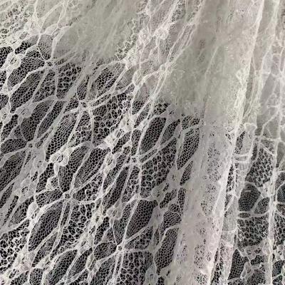 China French Luxury Lace Fabric  Flower Patterns Soft Embroider  Lace Fabric Suitable for  Pajamas Textile Decoration for sale
