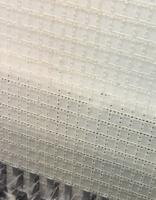 China 100% Cotton Perforated Embroidery Fabric Full Width High Density Embroidered Lace Premium Lace Material for sale