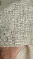 China 100% Cotton Perforated Embroidery Fabric Full Width High Density Embroidered Lace Premium Lace Material for sale