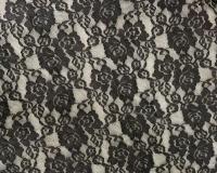 China High-quality Evening Dress Black  Lace Fabric Nylon +spandex   Embroidery Fabric  for Wedding for sale