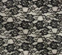 China High-quality Evening Dress Black  Lace Fabric Nylon +spandex   Embroidery Fabric  for Wedding for sale