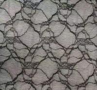 China High-quality Evening Dress Black  Lace Fabric Nylon +spandex   Embroidery Fabric  for Wedding for sale