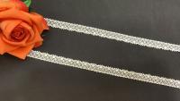China 1CM Reticular Cotton Thread Crochet Lace Trim, Wholesale of Accessories, Suitable for Clothing and Skirts for sale