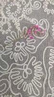 China New Mesh Lace Embroidery Cotton Fabric for DIY Clothing Handcraft & Soluble Decorations for sale