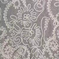 China New Mesh Lace Embroidery Cotton Fabric for DIY Clothing Handcraft & Soluble Decorations for sale