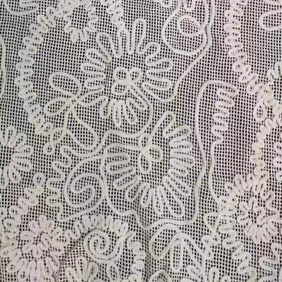 China New Mesh Lace Embroidery Cotton Fabric for DIY Clothing Handcraft & Soluble Decorations for sale