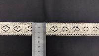 China 100% Cotton Crochet Embroidered Lace Trim Customizable Any Pattern Width Wholesale with Hollow Out Design for sale