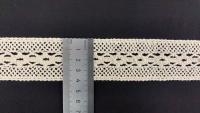 China 100% Cotton Crochet Embroidered Lace Trim Customizable Any Pattern Width Wholesale with Hollow Out Design for sale