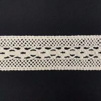 China 100% Cotton Crochet Embroidered Lace Trim Customizable Any Pattern Width Wholesale with Hollow Out Design for sale