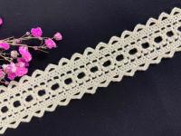 China Cotton Lace Edge with Openwork Lace Edge Ribbon Edge Fabric Decoration DIY Handcraft Material for Clothing for sale