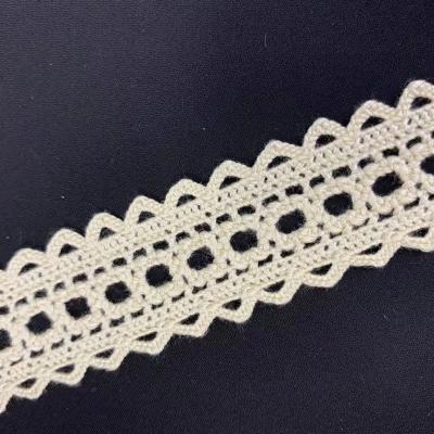 China Cotton Lace Edge with Openwork Lace Edge Ribbon Edge Fabric Decoration DIY Handcraft Material for Clothing for sale