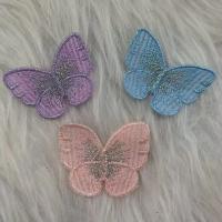 China 3D Hand Embroidered Butterfly Patch with Flash for Clothing Premium Accessories for sale