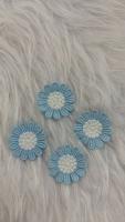 China Handmade DIY Sunflower  Crochet Patches Embellished Clothing Accessories for sale
