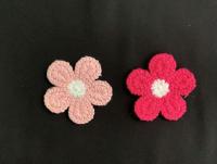 China Wholesale Custom Sunflower Flower Decoration Lace Crochet Flower Embroidery Patches  Crochet Flower Embroidery Patches for sale