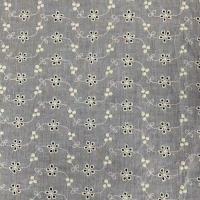 China Pure Cotton Embroidered Lace Fabric for Summer Weddings White Dress Material Cotton Cloth for sale