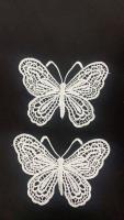 China 100% High-Quality Butterfly Cotton Lace Product in Various Sizes Many Kinds of Kinds Design for sale