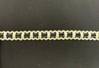 China 2cm Multi Colored Crochet Cotton Ribbon Decorative Braid Lace Trims for Shoe Decoration for sale