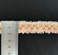 China 2cm Multi Colored Crochet Cotton Ribbon Decorative Braid Lace Trims for Shoe Decoration for sale