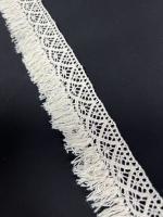 China Cotton crochet braid lace trim  cotton crochet fringe Tassels  Lace Clothing Accessories for sale