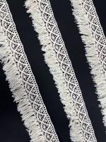China Cotton crochet braid lace trim  cotton crochet fringe Tassels  Lace Clothing Accessories for sale
