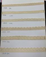 China 100% Cotton Water-Soluble Lace Accessory 1.2cm-3.3cm Crochet Lace Fabric for Textile Decoration Wholesale Chiffon Lace Fabric for sale
