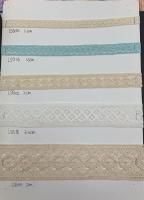 China 100% Cotton Water-Soluble Lace Accessory 1.2cm-3.3cm Crochet Lace Fabric for Textile Decoration Wholesale Chiffon Lace Fabric for sale