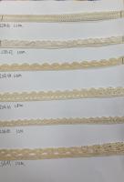 China 100% Cotton Water-Soluble Lace Accessory 1.2cm-3.3cm Crochet Lace Fabric for Textile Decoration Wholesale Chiffon Lace Fabric for sale