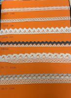China 100% Cotton Water-Soluble Lace Accessory 1.2cm-3.3cm Crochet Lace Fabric for Textile Decoration Wholesale Chiffon Lace Fabric for sale