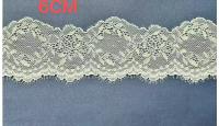 China High Quality Double Eyelash Lace Trim 6-6.5cm Wide Fabric Accessory for Cheongsam & DIY Curtain Decoration Material for sale