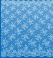 China Wholesale Pure White Chantilly Eyelash Lace Fabric Personalized Polyester Lace with Non-Elastic Feature for sale