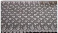 China High Quality DIY Fashion Lace Fabric for Wedding Dress Gown Eyelash Lace Edge Good for Dressmaking for sale