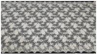 China High Quality DIY Fashion Lace Fabric for Wedding Dress Gown Eyelash Lace Edge Good for Dressmaking for sale