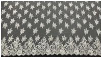 China High Quality DIY Fashion Lace Fabric for Wedding Dress Gown Eyelash Lace Edge Good for Dressmaking for sale