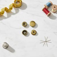 China High Quality 6mm Stainless Steel Baby Clothing Prong Snap Buttons with Plating Beads Decoration Shape Simple Design Washable for sale