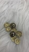 China Grand Manner Round Metal Shank Buttons for Fashion Coat Elegant Sewing Buttons for sale