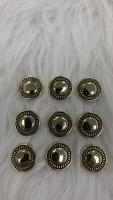 China Grand Manner Round Metal Shank Buttons for Fashion Coat Elegant Sewing Buttons for sale