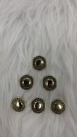 China Grand Manner Round Metal Shank Buttons for Fashion Coat Elegant Sewing Buttons for sale