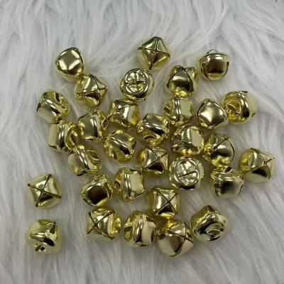 China Mini 2cm Golden Color Bell Jingles Chip for Holiday Christmas Decoration Pet Pendant Garment Accessories for sale