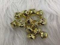 China Mini 2cm Golden Color Bell Jingles Chip for Holiday Christmas Decoration Pet Pendant Garment Accessories for sale