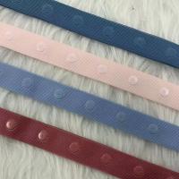 China Wholesale Snap Button Tape Polyester Plastic Buttons Tape for T-shirt  Shirt Baby Garments for sale