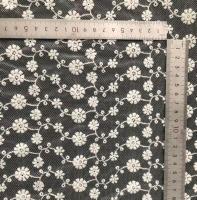 China High Quality Mesh Small Flower Embroider Fabric Cotton Daisy Clothing Accessory for Wedding Veil for sale